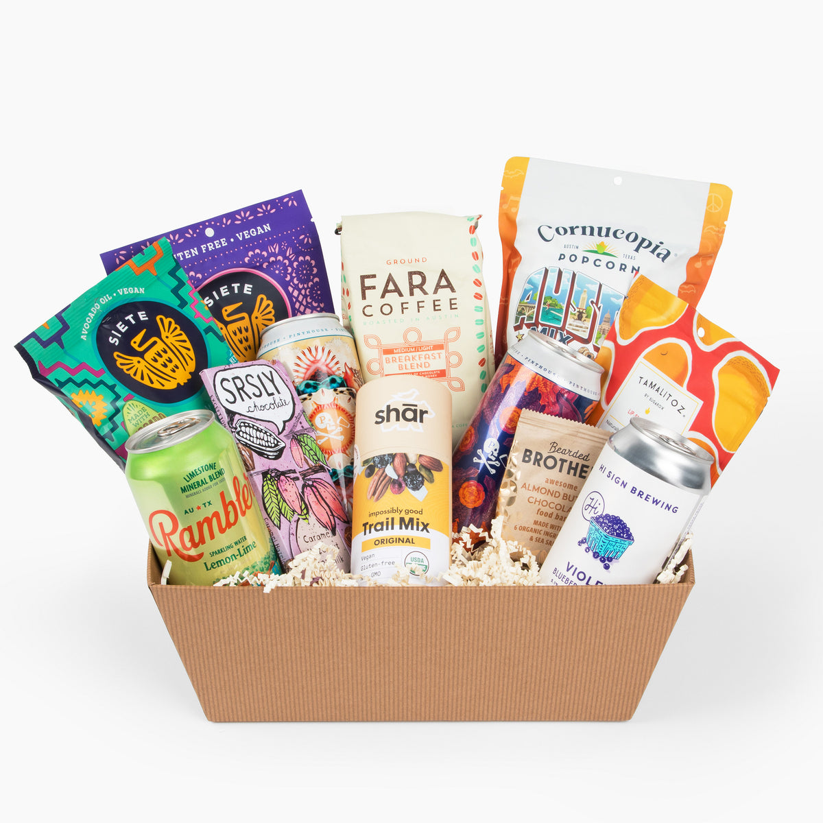 Local Austin Basket – Couch Potato ATX